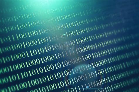 Binary Code Abstract Background Modern Technology Internet