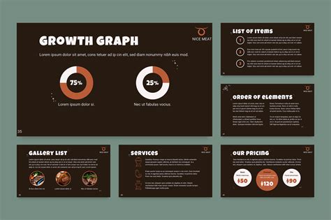 Steak House PowerPoint Presentation Template By Amber Graphics