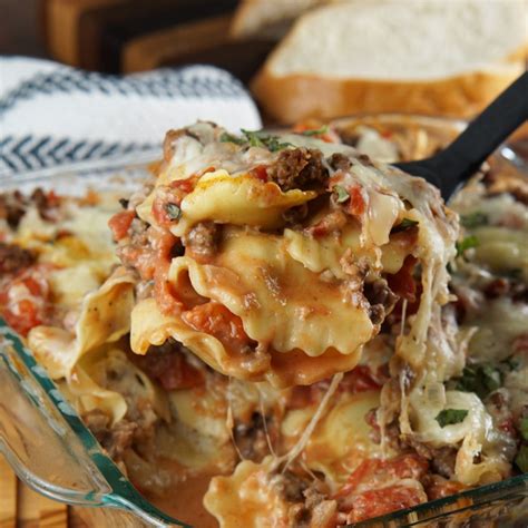 Easy Baked Ravioli Casserole A Food Lovers Kitchen