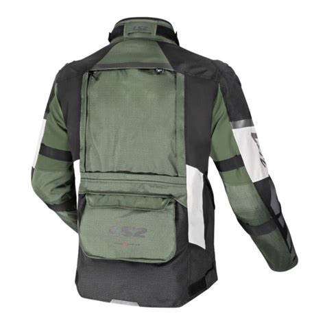 Jacket Ls2 X Master Black Green Gray