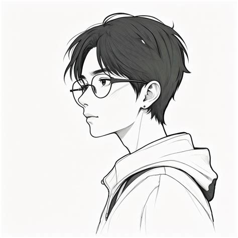 戴眼镜的男生头像卡通简笔画(高清20张)简笔画图片大全 戴眼镜的男生头像卡通简笔画(高清20张)简笔画图片大全