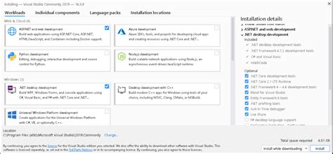How To Download Install Visual Studio 2019 Tektutorialshub