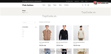 Full Source Code Website Bán Quần áo Thời Trang Full Chức Năng Giao