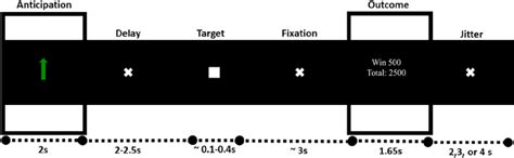 Mid Task Schematic Of A Single Trial Trial Type Was Indicated By A Up
