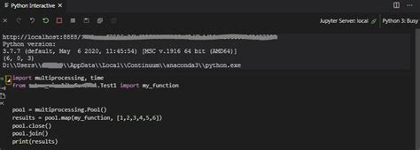 Cannot Run Multiprocessing From Jupyter Code Cells But Runs Fine When Paste On Python