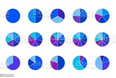 Pie Chart Design Set Stock Illustration Download Image Now