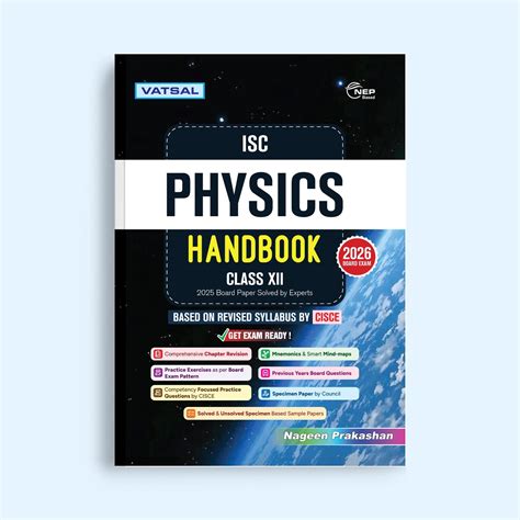Vatsal Physics Handbook Class 12 Isc 2026 Board Exam Nageen Prakashan