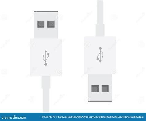 Usb Charging Plug Vector Illsutration Flat Style Stock Vector Illustration Of Electricity