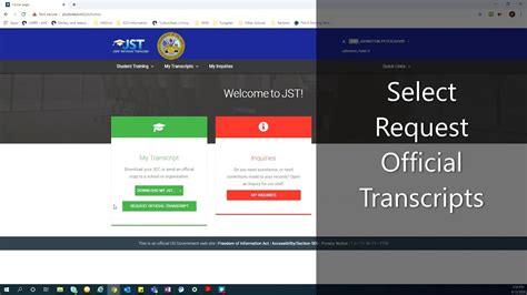 JST Military Transcripts Submission YouTube