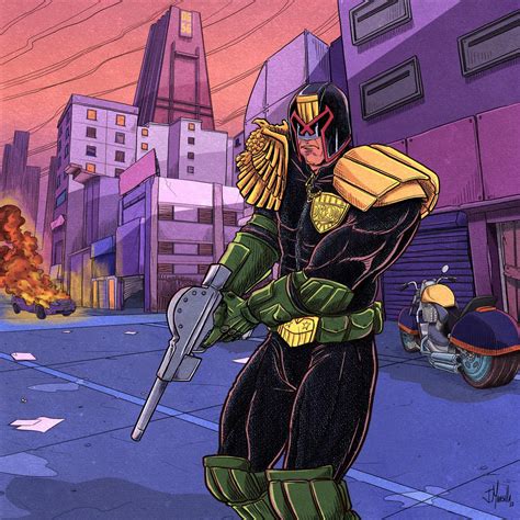 Judge Dredd Art By Jorge Mansilla Ig Rjudgedredd