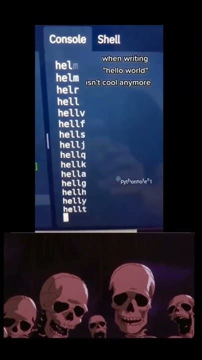 Writing Hello World In Python Is Scary Subscribe Us Python Foryou