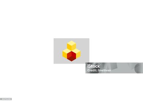 추상적인 색된 3d 큐브의 벡터 그림입니다 현수막 배너 표지 포스터에 대 한 배경 심볼 디자인 0명에 대한 스톡 벡터 아트 및