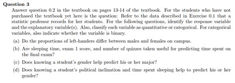 solved can you identify the explanatory and response
