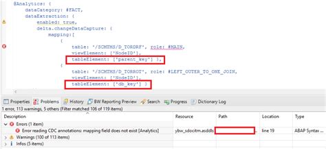 Solved Error Reading Cdc Annotations Mapping Field Does Sap Community