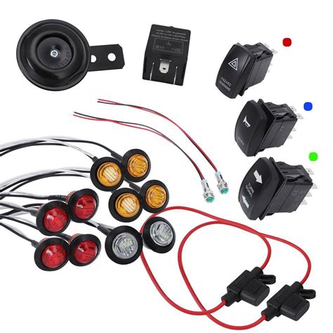 For Kawasaki Led Turn Signal Kits And Horn Mule Pro Teryx Teryx 4 Streel