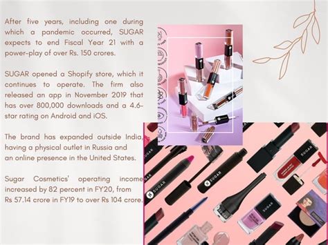 Sugar Cosmetics Ppt Pdf Makeup And Accessories Beauty