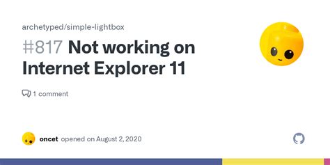 Not Working On Internet Explorer 11 · Issue 817 · Archetypedsimple