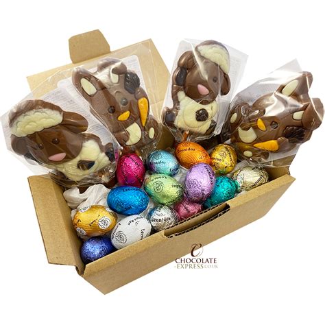 Easter Chocolate Treat Box Full Of Mini Eggs And Lollies