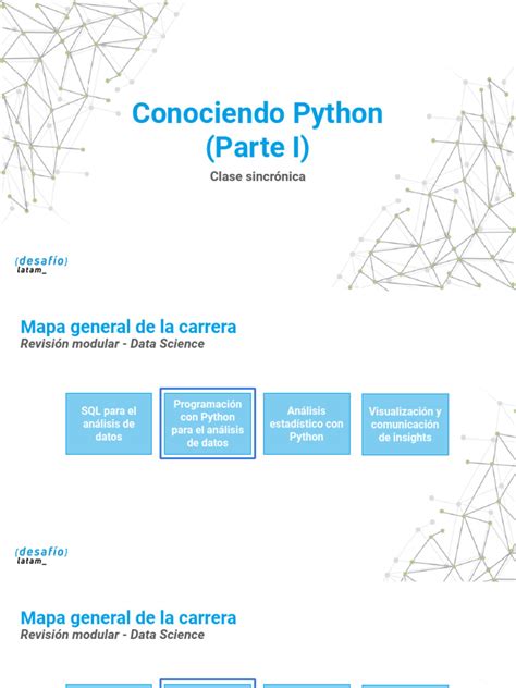 Presentación Conociendo Python Parte I Pdf