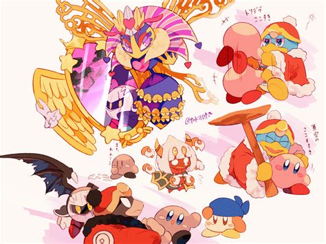 Kirby King Dedede Bandana Waddle Dee Taranza Dark Meta Knight And