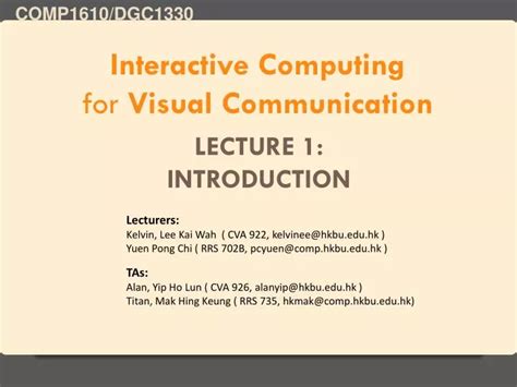 PPT Lecture 1 Introduction PowerPoint Presentation Free Download ID 2386643