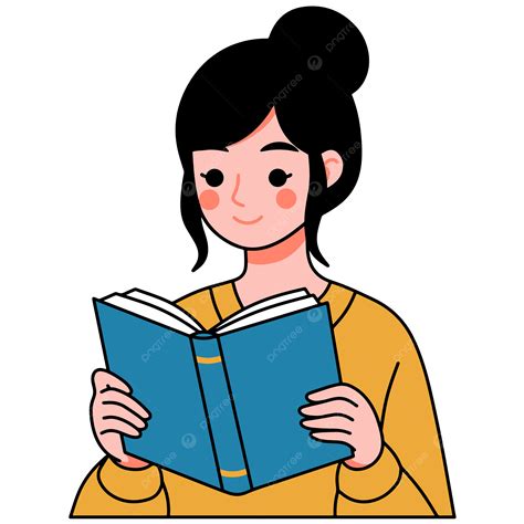 책을 읽는 여자 예술 아트 일러스트 벡터 공부하다 안심하다 책 Png 일러스트 및 벡터 에 대한 무료 다운로드 Pngtree