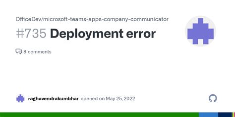 Deployment Error · Issue 735 · Officedevmicrosoft Teams Apps Company Communicator · Github