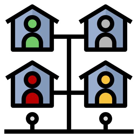 Networking Generic Color Lineal Color Icon