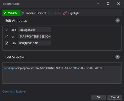 Selector Issue In Sap Academy Feedback Uipath Community Forum
