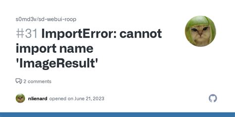 Importerror Cannot Import Name Imageresult · Issue 31 · S0md3vsd