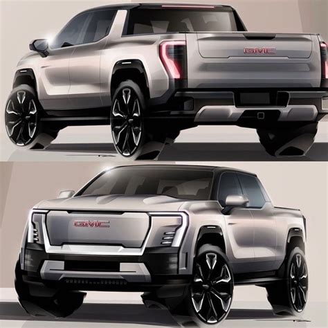 Car Design Daily On Instagram Gmc Sierra Ev Official Sketches By Tom Grech For Requests