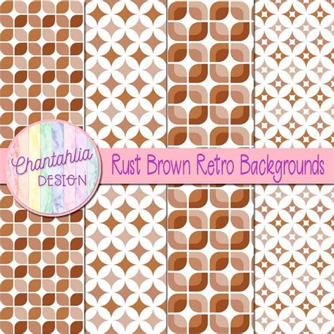 Rust Brown Retro Backgrounds