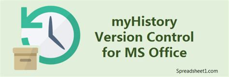 MS Office Excel Spreadsheet Version Control