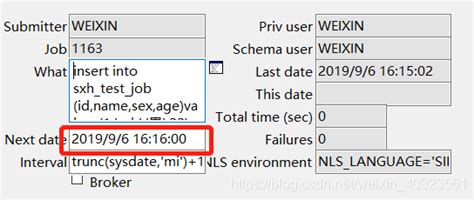 Oracle定时任务oracle 自动任务刷新 Is Not A Valid Date Csdn博客