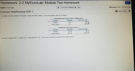 Solved Homework 2 2 Myeconlab Module Two Homework Score 0