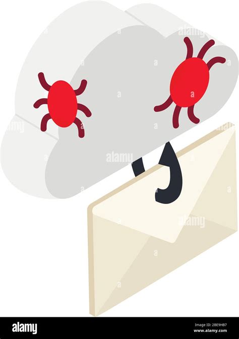 Cloud Storage Icon Isometric Style Stock Vector Image And Art Alamy