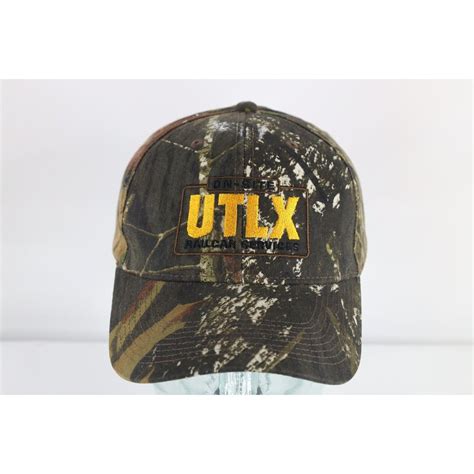 Streetwear × Vintage Vintage Utlx Railcar Services Mossy Oak Camouflage Hat Grailed