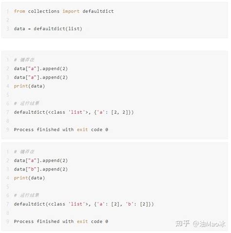 Python：字典key映射多个值 知乎