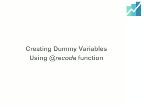 Tutorial7 Dummy Variables Pptx