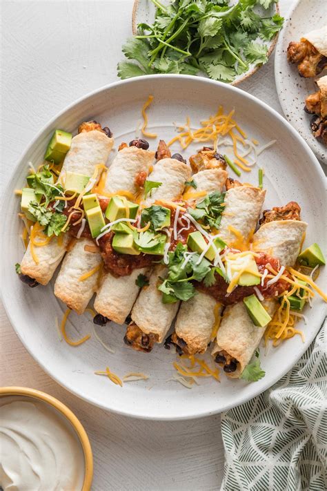 Oven Baked Chicken Taquitos Baked Chicken Taquitos