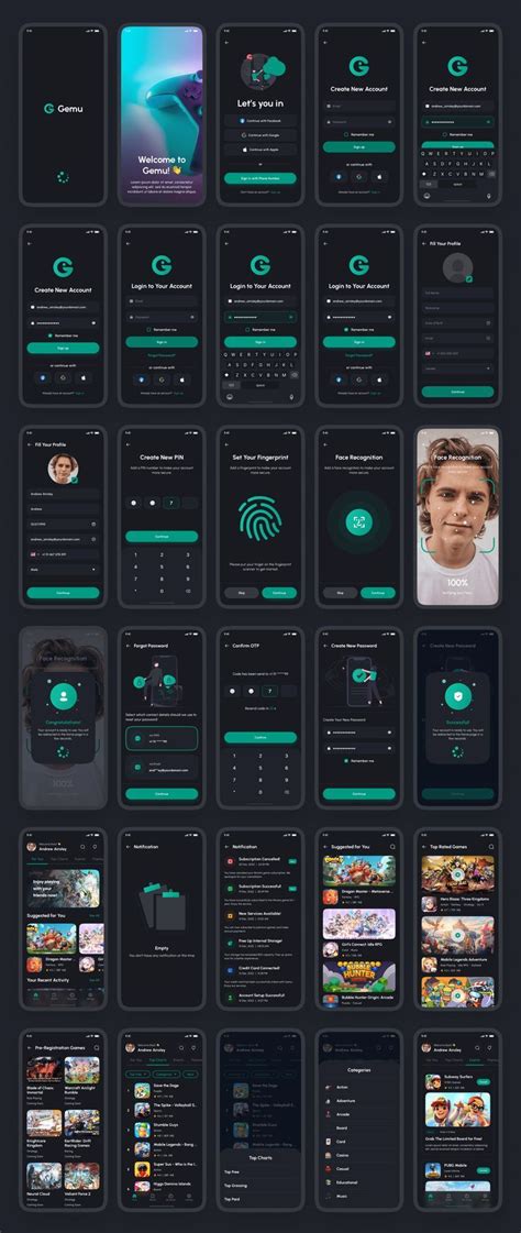 Gemu Game Store App Ui Kit Premium And High Quality Ui Kit With All
