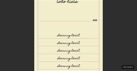 Create React Starter Codesandbox