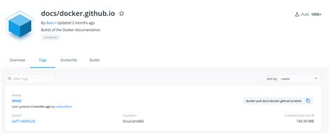 Why Docslatest Is Outdated · Issue 10939 · Docker