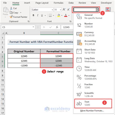 How To Format A Number With VBA In Excel Methods ExcelDemy