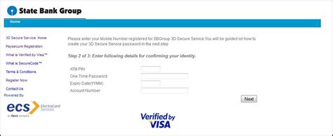 Sbi 3d Secure Code Registration Activation Reset Process In 3 Steps