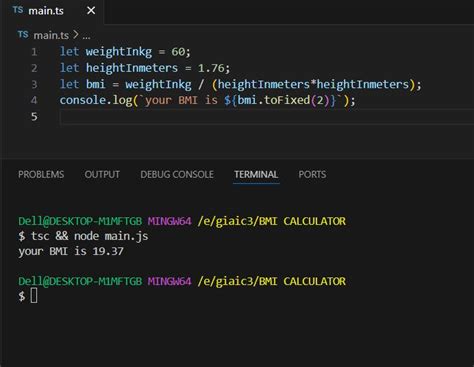 asghar zaheer on linkedin coding typescript bmicalculator