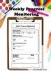 Progress Monitoring Form By Ms Chaos Coordinator TpT