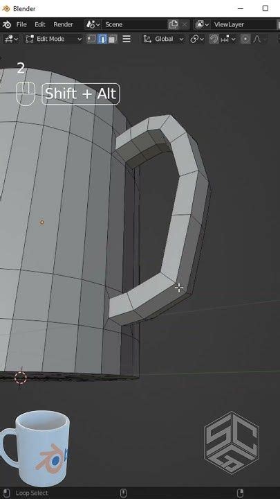 blender modeling complex shape tea cup shorts blender blender