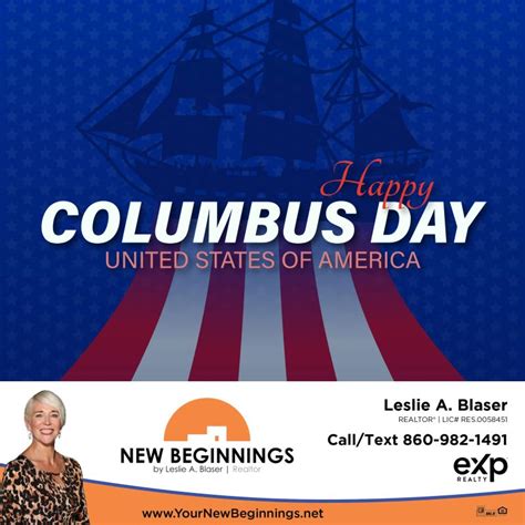 Happy Columbus Day Leslie Blaser