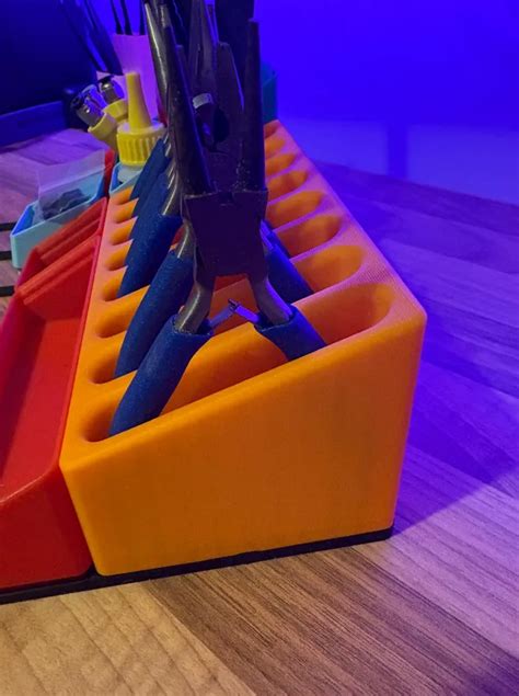 Gridfinity Vertical Mini Plier Holder X 8 By Brillious Makerworld